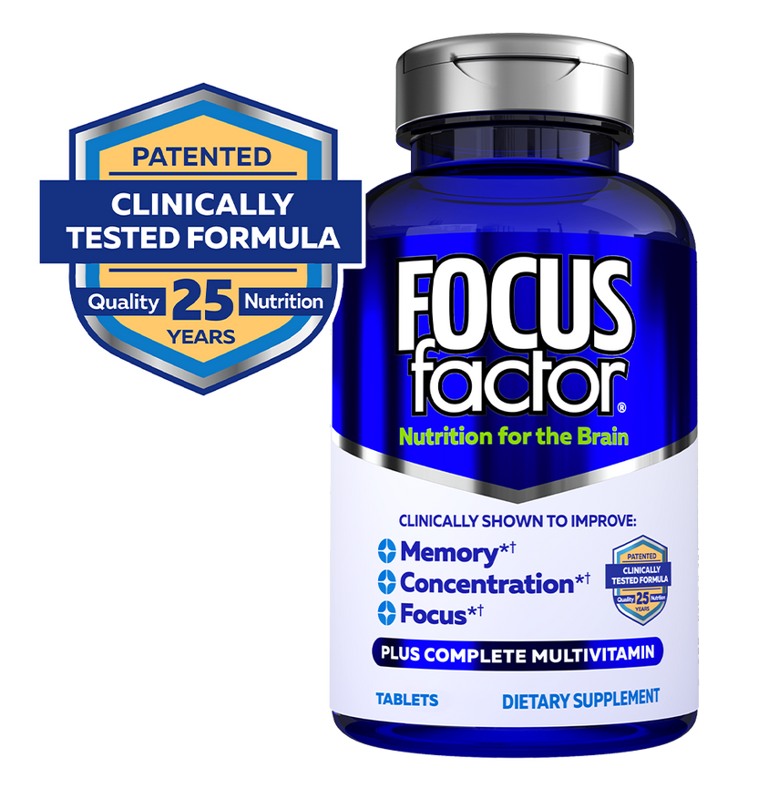 Focus Factor® - Brain Health Supplement for Memory & Concentration